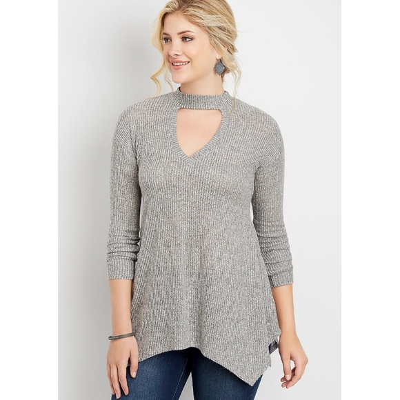Maurices | Tops | Nwt Maurices Ribbed Knit Tunic Top | Poshmark